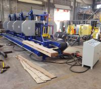 China Multiple Heads Horizontal Resaw Band Saw 300mm Width 260mm Height 1-6 Heads for sale