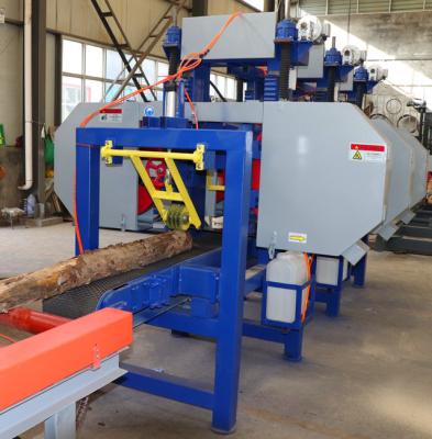 China Multi Heads Bandsaw, Wood Cutting Horizontal Resaw Machine, Log Sawmill for sale