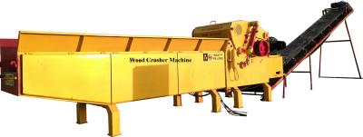 China Industrial Waste Wood Pallet Crusher Machine 15-20 TPH Wood Chipper 160KW for sale