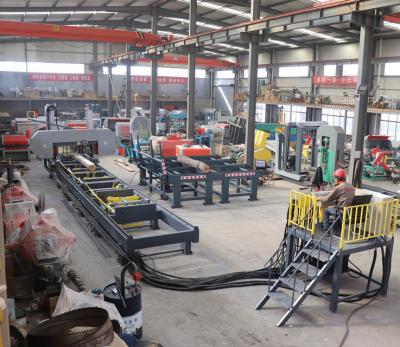 China MJH1200E Automatic Horizontal Portable Sawmill with 1200mm Max Diameter and 37kw Motor Power for sale