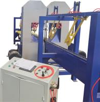 China Vertical Double Blades Band Wood Cutting Saw Machine SLS500 500mm Log Diameter 22kw Motor for sale
