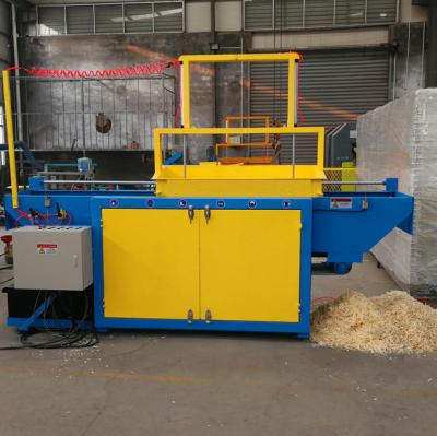 China Automatic Wood Shaving Mill Machine 500-1500KG/H Output with Adjustable 0.2-1mm Shaving Depth for sale