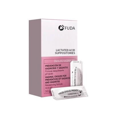 China 7 pH Balanced Lactic Acid Suppositories with 72-Hour Sustained Release for Women's Intimate Care for sale