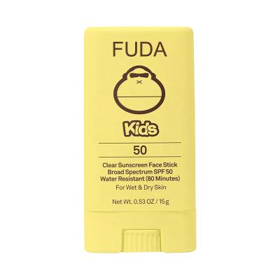 China Children's Vitamin E Moisturizing Sunscreen Stick SPF50+ with UVA/UVB Protection for Ages 3-12 for sale
