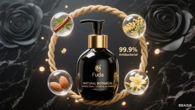 China Oriental Essence Black Rose Agarwood Antibacterial Hand Wash with 99% Germ Elimination and Botanical Moisturizing Formula for sale