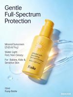 China Baby Water Based Sunscreen SPF50 Gentle Repairing Non Sticky for Kids Sensitive Skin 100ml for sale
