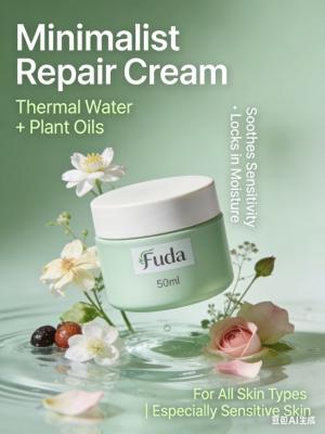 China Soothing Repairing Face Cream 72H Moisture Sensitive Skin OEM for sale