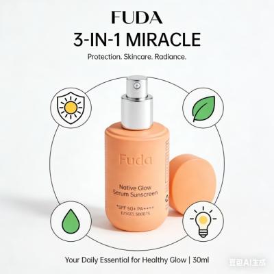 China Titanium Dioxide Based Native Radiance Sunscreen 3-in-1  Sun Protection for sale