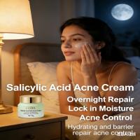 China Salicylic Acid Acne Treatment Cream 50g Moisture Locking Repair Long Term Anti Acne for sale