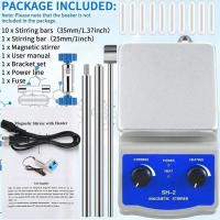 China Lab Equipment Heater Stirrer Digital Hotplate Magnetic Stirrer 550C 1500rpm for sale