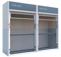 China CE Certified Ducted Steel PP Laboratory Fume Hood 1200mm 850mm 2350mm Chemical Extractor for sale