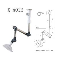 China Plastic Fume Extraction Hood Arm 380mm 110mm Flexible Joint for School Warehouse for sale