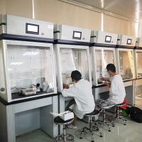 China Ductless Fume Hood Benchtop Portable Filtered Fume Extractor for Chemical Lab Organic Solvents Acids Bases HEPA Filter for sale