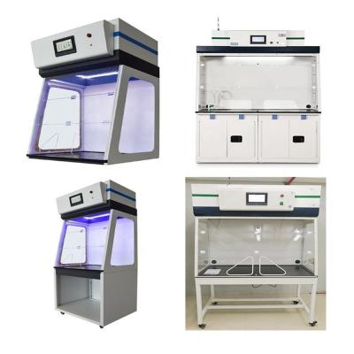 China Lab Experiment Work Station Ductless Ducted Activated Carbon Chemical Filter Hoods 220V 50Hz for sale