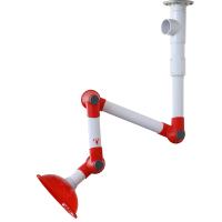 China PP Laboratory Fume Extraction Arm 360 Rotation 110mm Interface Air Suction Arm for sale