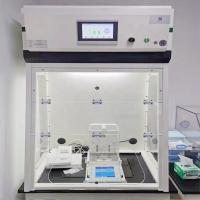China Ductless Purification Fume Hood 800mm HEPA Filter 99.999% 0.3um LCD Touch Screen for sale