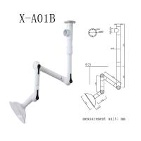 China PP Laboratory Fume Exhaust Arm Hood 110mm 360° Rotation Adjustable Extraction Suction Arm for sale