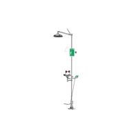 China Vertical Safety Eyewash Station Emergency Shower Stainless Steel 4bar 30L/min for sale