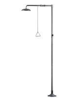 China Vertical Safety Eyewash Station Emergency Shower Stainless Steel 4bar 30L/min for sale