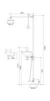China Vertical Safety Eyewash Station Emergency Shower Stainless Steel 4bar 30L/min for sale
