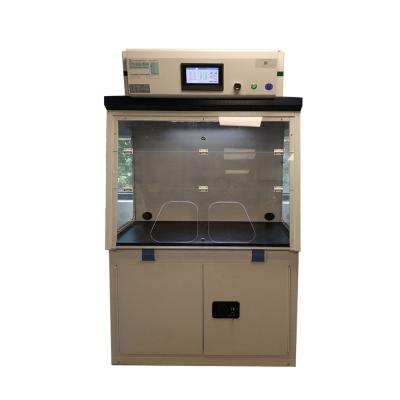 China Benchtop Recirculating Fume Enclosure with Touch-Sensitive LCD Display and HEPA Filter for sale