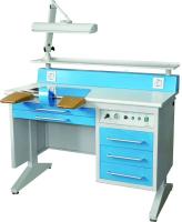 China Dental Lab Workstation 500W Dust Extraction Ergonomic Desk 85x60x120cm for sale