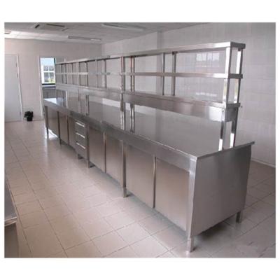 China Laboratory Workbench 304 Stainless Steel Top ISO14001 Certified 1800mm Sturdy Lab Table for sale
