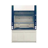 China PP Fume Hood 700-2100m3/h Exhaust Air Volume Floor Mounted Lab Fume Cupboard for sale