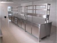 China Laboratory Workbench 304 Stainless Steel Top ISO14001 Certified 1800mm Sturdy Lab Table for sale