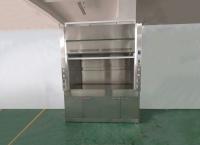 China PP Fume Hood 700-2100m3/h Exhaust Air Volume Floor Mounted Lab Fume Cupboard for sale