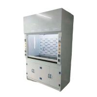 China PP Fume Hood 700-2100m3/h Exhaust Air Volume Floor Mounted Lab Fume Cupboard for sale