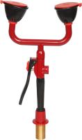 China 304 Stainless Steel Foot Pedal Operated Emergency Shower Eye Wash Station 304 for sale