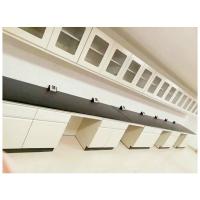 China Acid Alkali Resistant Lab Workstation 15mm Epoxy Worktop School Lab Clean Bench for sale