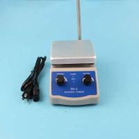 China 120x120mm Magnetic Stirrer with Heater 0-1600 RPM Ceramic Alumina Lab Mixer for sale