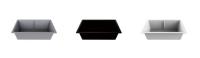 China PP Chemical Resistant Lab Sink 100% High Grade Material for School Chemistry Desk Furniture for sale