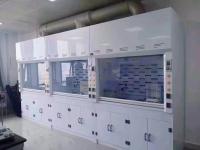 China PP Explosion Proof Fume Hood 1200mm with Gas Valve and Water Valve for Chemical Lab for sale