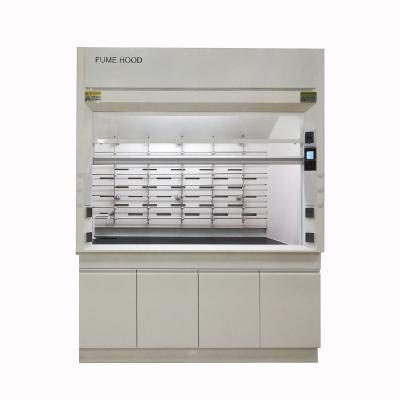 China Chemical Laboratory Fume Hood 1800mm Anti-corrosion Ducted Fume Cupboard AC220V for sale