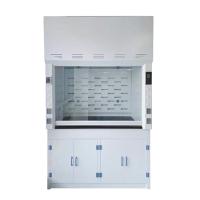 China Chemical Fume Hood 1200mm Acid Alkali Resistant Lab Air Flow Cabinet for Bio Lab for sale