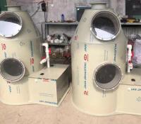 China Laboratory Wet Scrubber Gas Purification System with Waste Gas Reactor Chamber 5 Year Warranty for sale