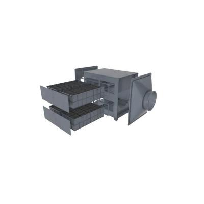 China PP Activated Carbon Adsorption Box 500x500x500mm Lab Fume Purification Gas Scrubber for sale