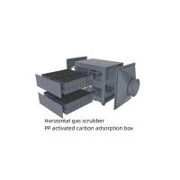 China PP Activated Carbon Adsorption Box 500x500x500mm Lab Fume Purification Gas Scrubber for sale