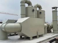 China PP Activated Carbon Adsorption Box 500x500x500mm Lab Fume Purification Gas Scrubber for sale