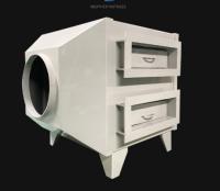 China PP Activated Carbon Adsorption Box 500x500x500mm Lab Fume Purification Gas Scrubber for sale