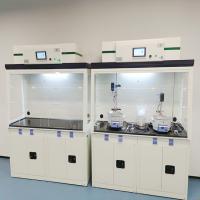 China All Steel Explosion Proof Ductless Fume Hood 800mm with Faucet and Base Cabinet for sale
