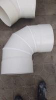 China Customizable White PVC Pipe 200-355mm for Laboratory Furniture Commercial Use for sale