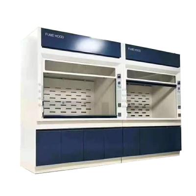 China Lab Fume Hood 1200mm 1500mm 1800mm Stainless Steel PP for Hazardous Chemicals School Hospital for sale