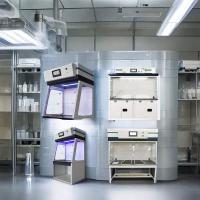 China ISO9001 CE Certified Ductless Fume Hood 800mm 110V-240V Steel Stainless Steel Lab for sale
