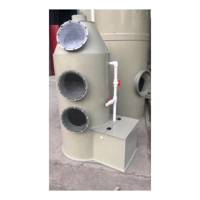 China PP Wet Fume Scrubber Fume Hood for School Workshop Hospital Outdoor Warehouse Custom Size for sale