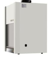China Stainless Steel Ducted Mini Desktop Fume Hood 685x480x450mm Working Area 300W for sale
