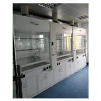 China Stainless Steel Lab Fume Hood 1500mm Chemical Fume Extraction Cabinet for sale